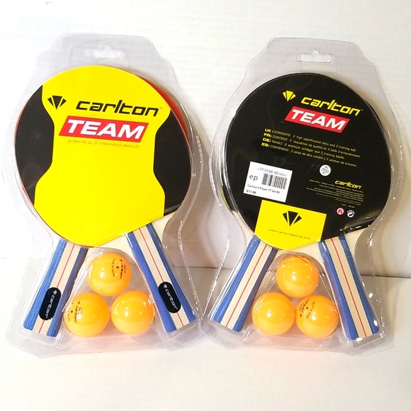 Carlton | Other | 2 Sets Carlton Table Tennis Racket Lot Ping Pong ...